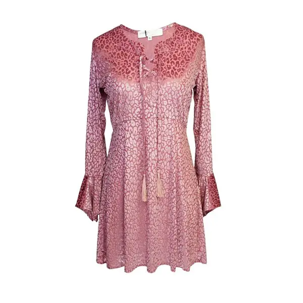 JENNAFER GRACE Roxy Burnout Velvet Mini Dress