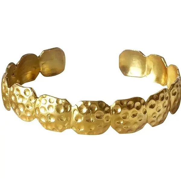 CHRISTINA GREENE Gold / Blue Waterfall Bracelet - Gold/blue