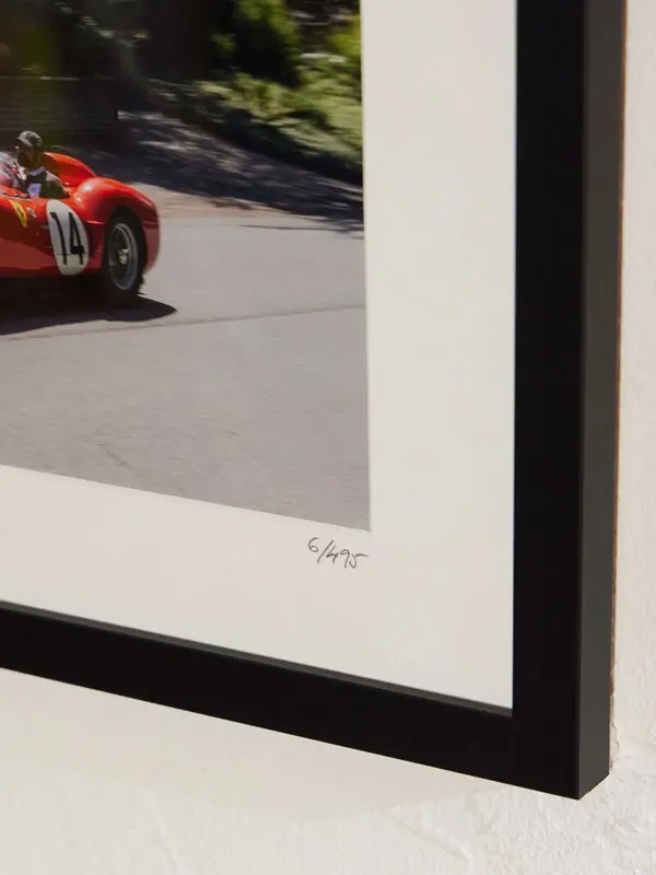 SONIC EDITIONS Framed 2026 Ferrari 250 Testa Rossa Print, 50" X 40