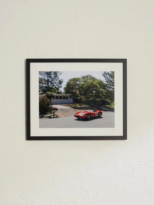 SONIC EDITIONS Framed 2026 Ferrari 250 Testa Rossa Print, 50" X 40&quot - Multi