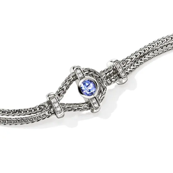 JOHNHARDY John Hardy Icon Bracelet With Tanzanite And Diamonds