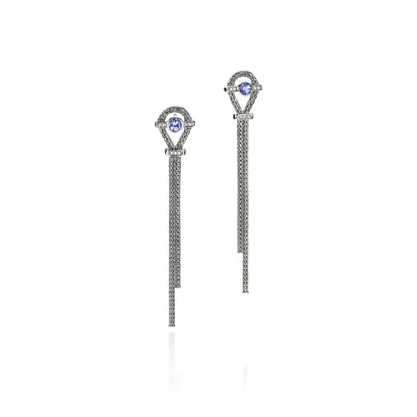 JOHNHARDY Icon Drop Earrings Tanzanite, Diamonds