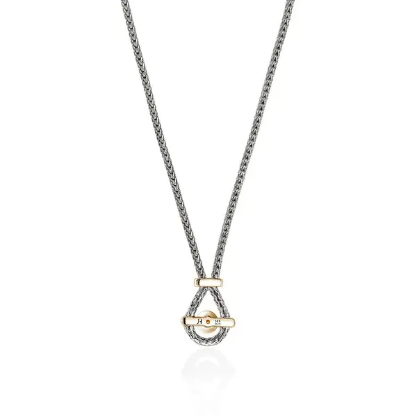 JOHNHARDY Icon Necklace, Gold Orange Citrine 1.8mm