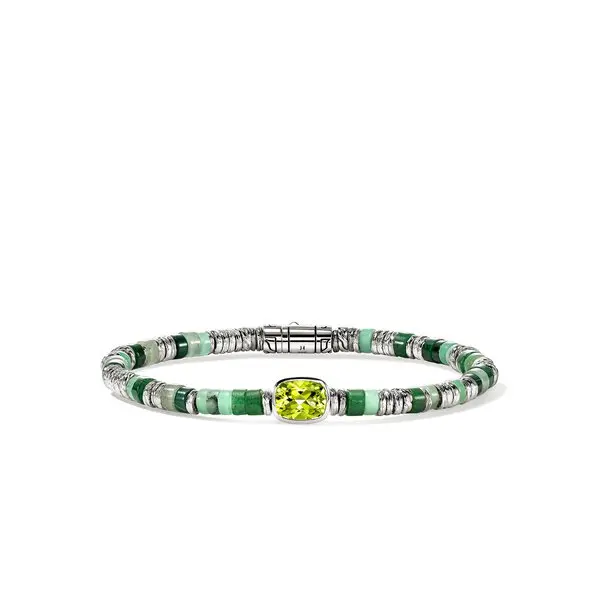 JOHNHARDY John Hardy Heishi Gem Bracelet Peridot, 4mm