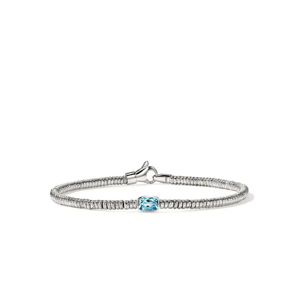 JOHNHARDY Heishi Gem Bracelet With Swiss Blue Topaz - Sterling Silver