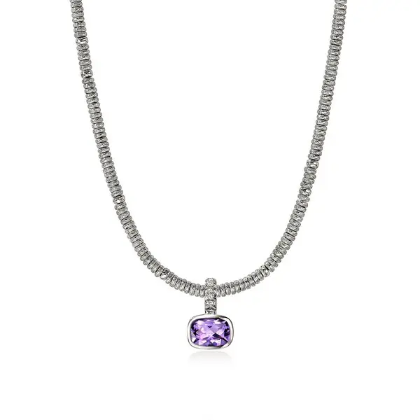 JOHNHARDY John Hardy Heishi Gem Charm Amethyst, Diamonds