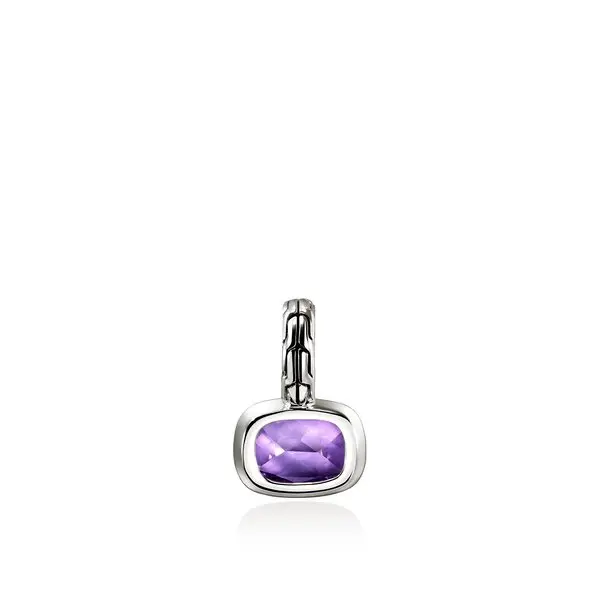 JOHNHARDY John Hardy Heishi Gem Charm Amethyst, Diamonds