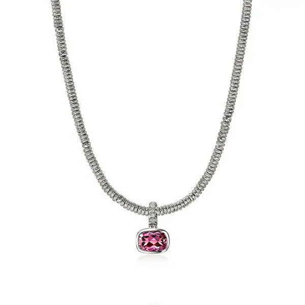 JOHNHARDY Heishi Gem Charm Rhodolite, Diamonds
