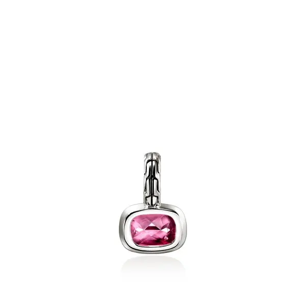 JOHNHARDY Heishi Gem Charm Rhodolite, Diamonds