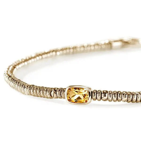 JOHNHARDY John Hardy Heishi Gem Bracelet With Citrine
