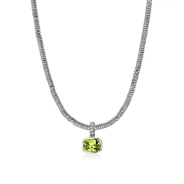 JOHNHARDY John Hardy Heishi Gem Charm Peridot, Diamonds