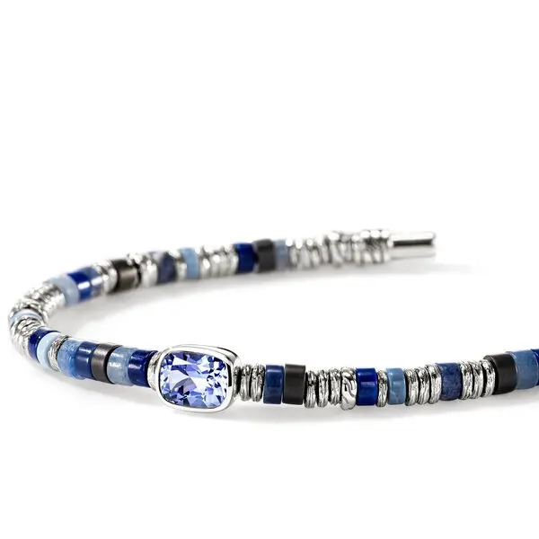 JOHNHARDY John Hardy Heishi Gem Bracelet Tanzanite, 4mm