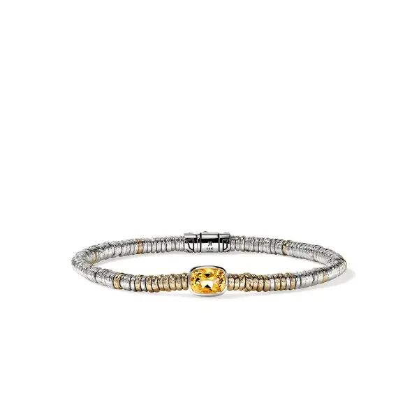 JOHNHARDY John Hardy Heishi Gem Bracelet With Citrine And - Sterling Silver