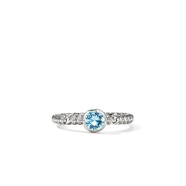 JOHNHARDY John Hardy Swiss Blue Topaz Band Ring