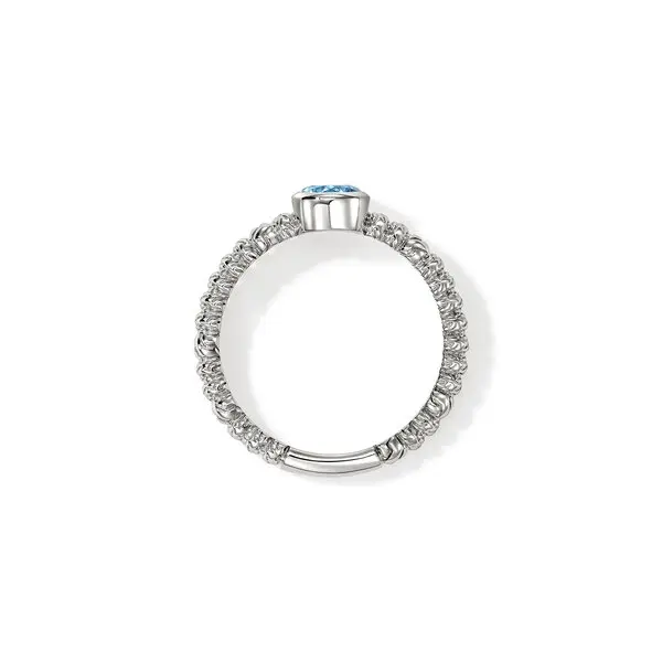 JOHNHARDY John Hardy Swiss Blue Topaz Band Ring