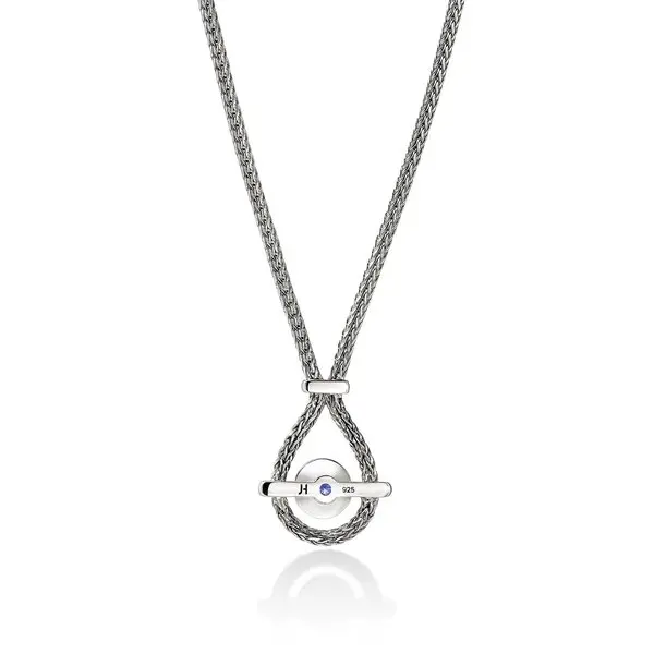 JOHNHARDY Icon Necklace Tanzanite, Diamonds, 2.5mm