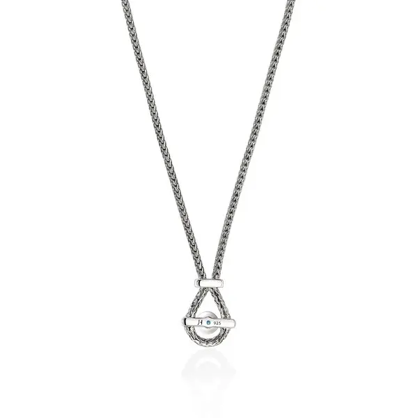 JOHNHARDY Icon Necklace Swiss Blue Topaz, 1.8mm