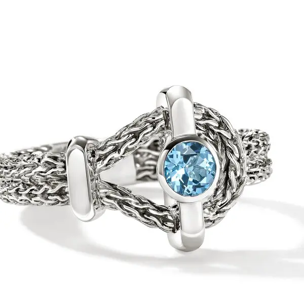 JOHNHARDY John Hardy Swiss Blue Topaz Ring