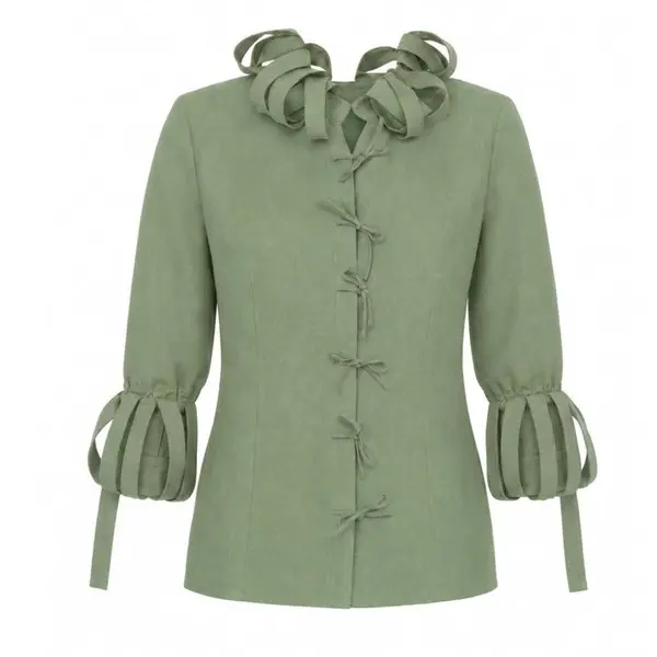 TAARACH & AMPERSAND Cocoon Blouse With Twisted Cords