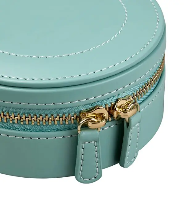 Wolf X Fiona Howard Sophia Round Bracelet Travel Case - Green