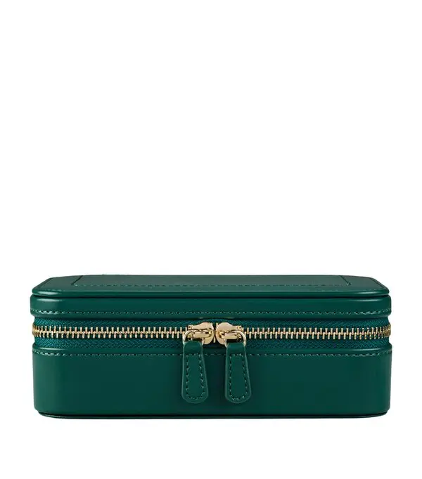 Wolf X Fiona Howard Sophia Jewellery Travel Case - Green