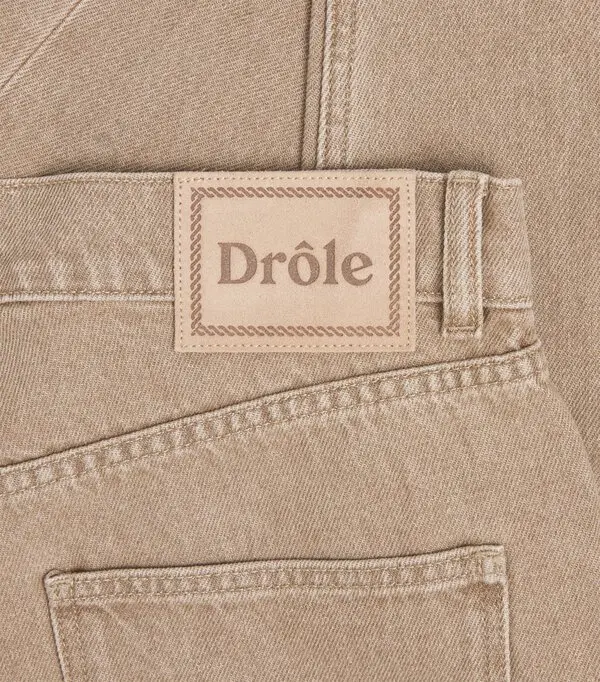 Drole De Monsieur Straight Leg Washed Denim Jeans