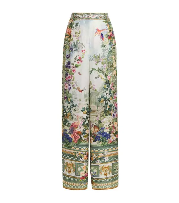 Camilla Silk Art For The Empress Wide Trousers