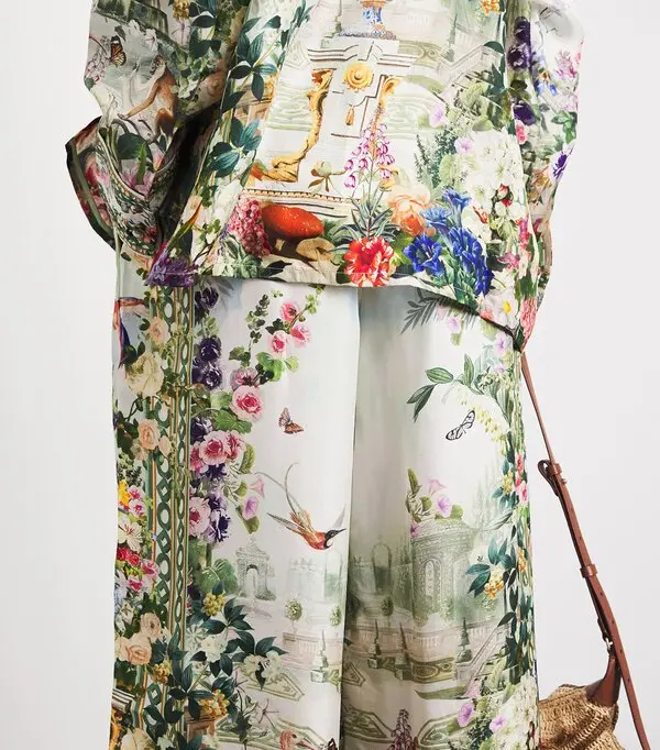 Camilla Silk Art For The Empress Wide Trousers