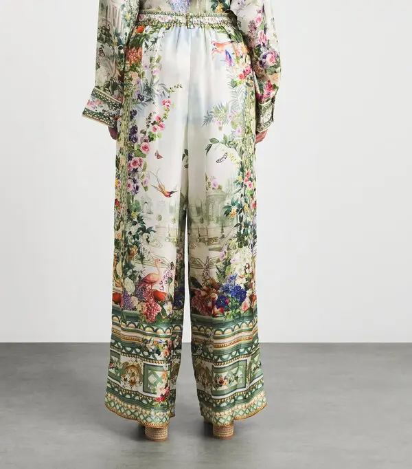 Camilla Silk Art For The Empress Wide Trousers
