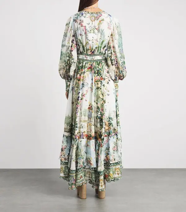 Camilla Silk Art For The Empress Midi Dress