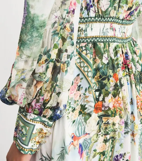 Camilla Silk Art For The Empress Midi Dress