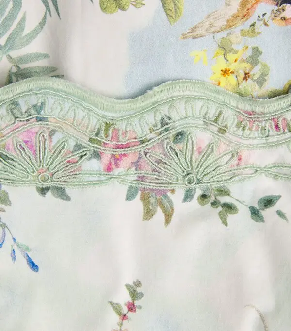 Camilla Stretch-cotton Art For The Empress Flared Midi Dress