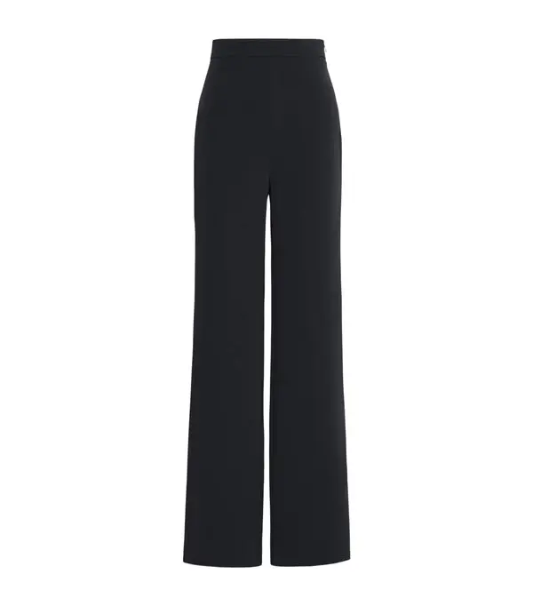 Max Mara Cady Wide-leg Trousers - Navy