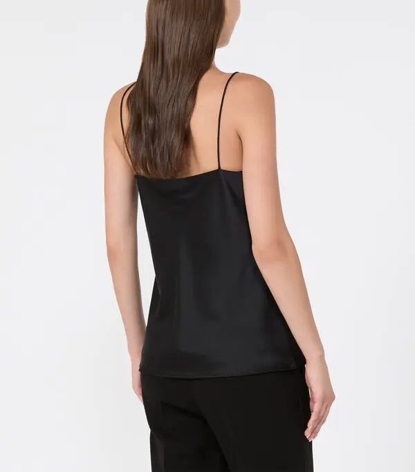 Max Mara Silk Cami Top - Black