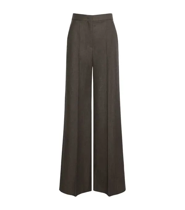 Max Mara Virgin Wool Wide-leg Trousers