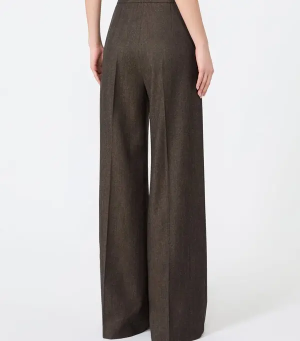 Max Mara Virgin Wool Wide-leg Trousers