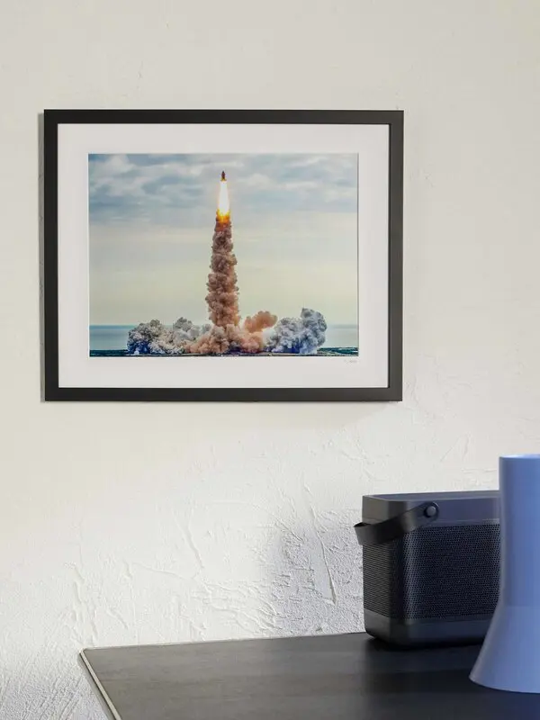 SONIC EDITIONS Framed 2011 Cape Canaveral Print, 50" X 40
