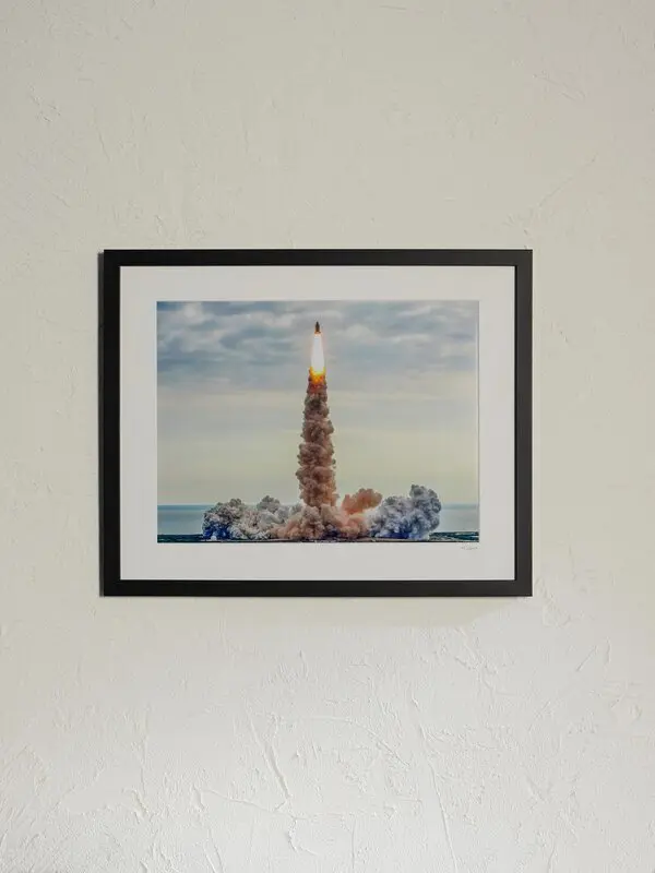 SONIC EDITIONS Framed 2011 Cape Canaveral Print, 50" X 40&quot - Multi