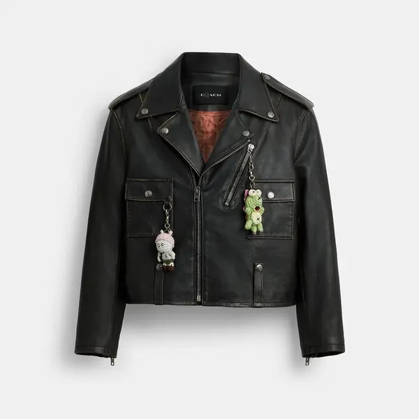 COACH X Brain Dead Leather Biker Jacket