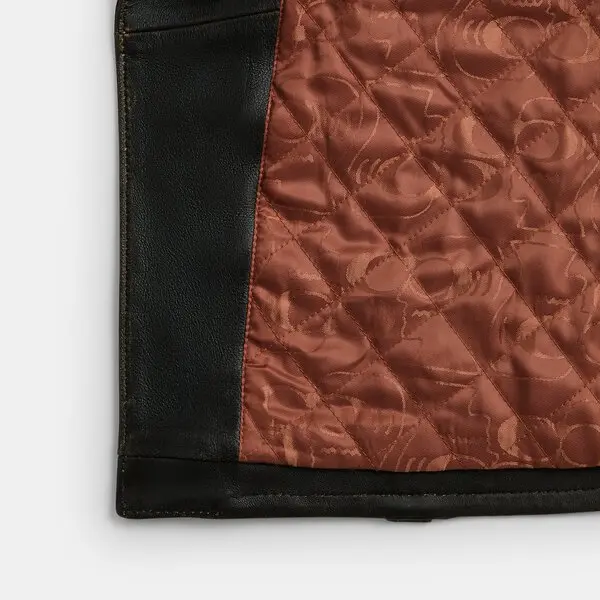 COACH X Brain Dead Leather Biker Jacket