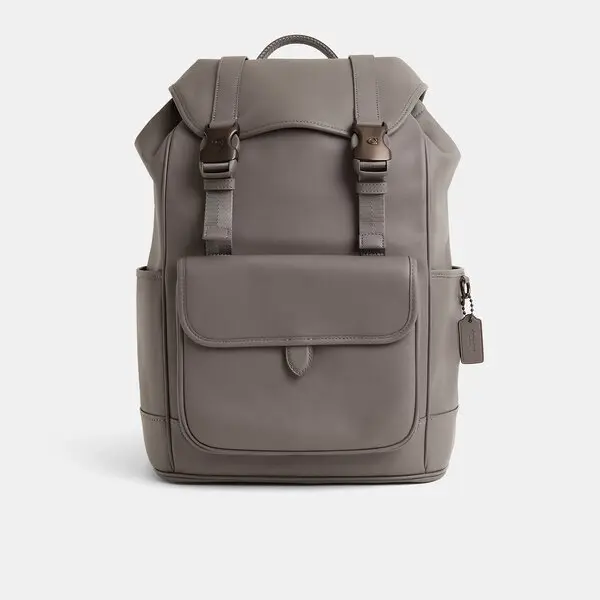 COACH League Flap Backpack - Charcoal