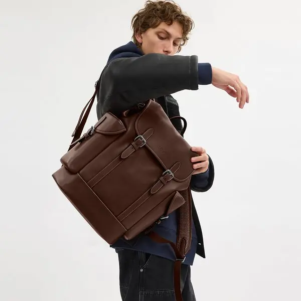 COACH Hitch Backpack - Maple