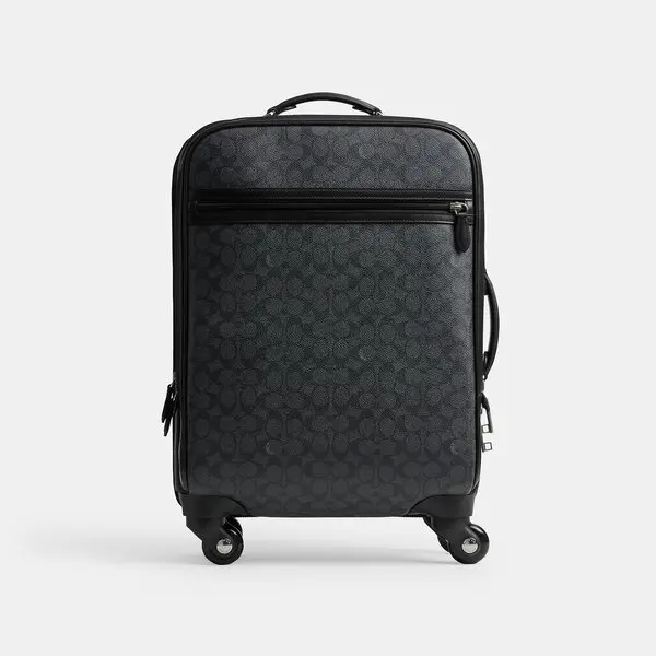COACH Wheeled Carry On In Signature Canvas