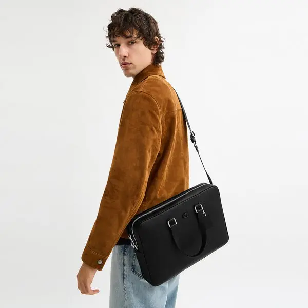 COACH Caden Brief Bag - Black