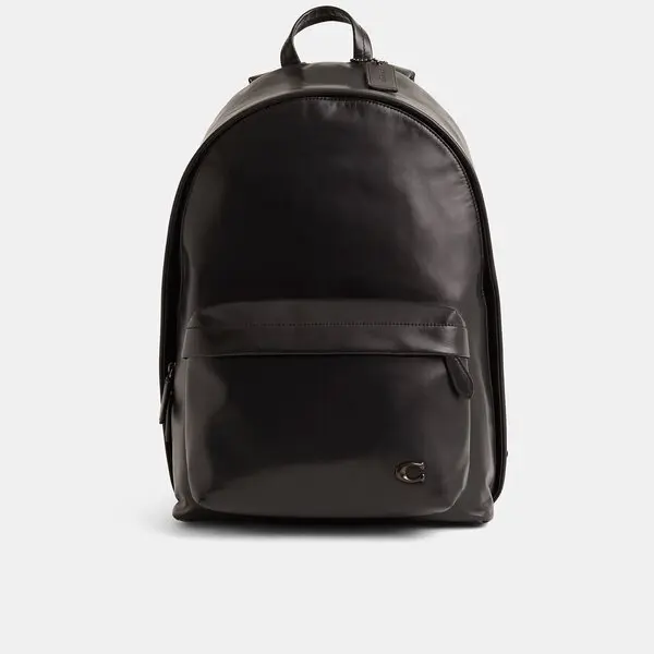 COACH Restored Hall Backpack With Signature Hardware - Black