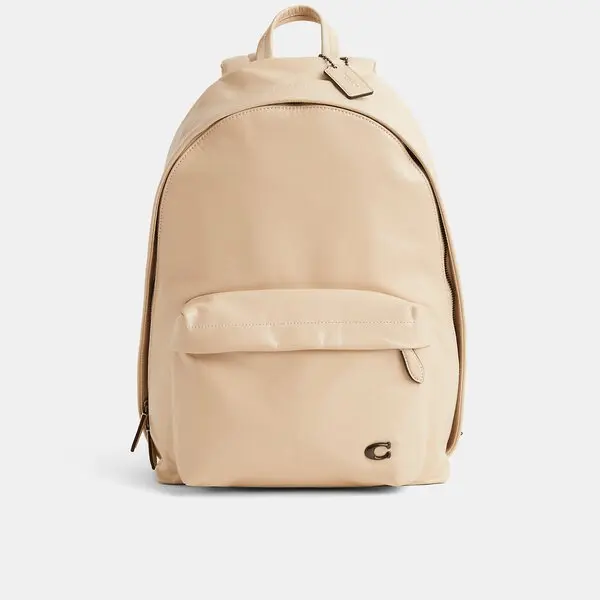 COACH Restored Hall Backpack With Signature Hardware - Ivory