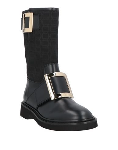 ROGER VIVIER Biker Ankle Boots With Buckle Detail