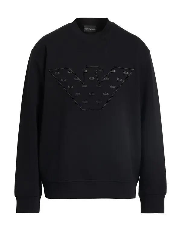 Emporio Armani Sweatshirt Size Cotton, Polyester, Elastane