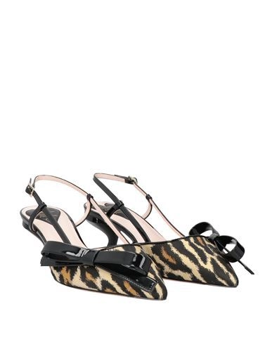 ROGER VIVIER Leather And Textile Fiber Pumps