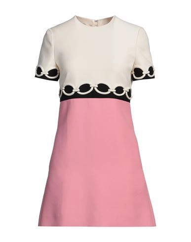 Valentino Garavani Mini Dress Ivory Size Virgin Wool, Silk, Polyester - White